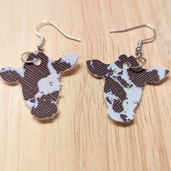 Hand Crafted | Jewelry | Cow Earrings | Poshmark